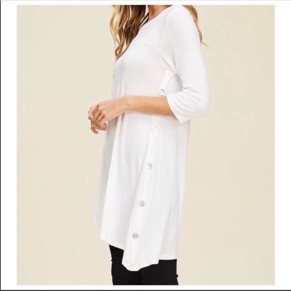 Tops | Sidebutton Top | Poshmark